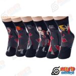 Naruto Socks Akatsuki Team (6 Pairs) - Naruto Store